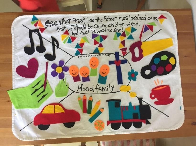 Family Flag - camp activity