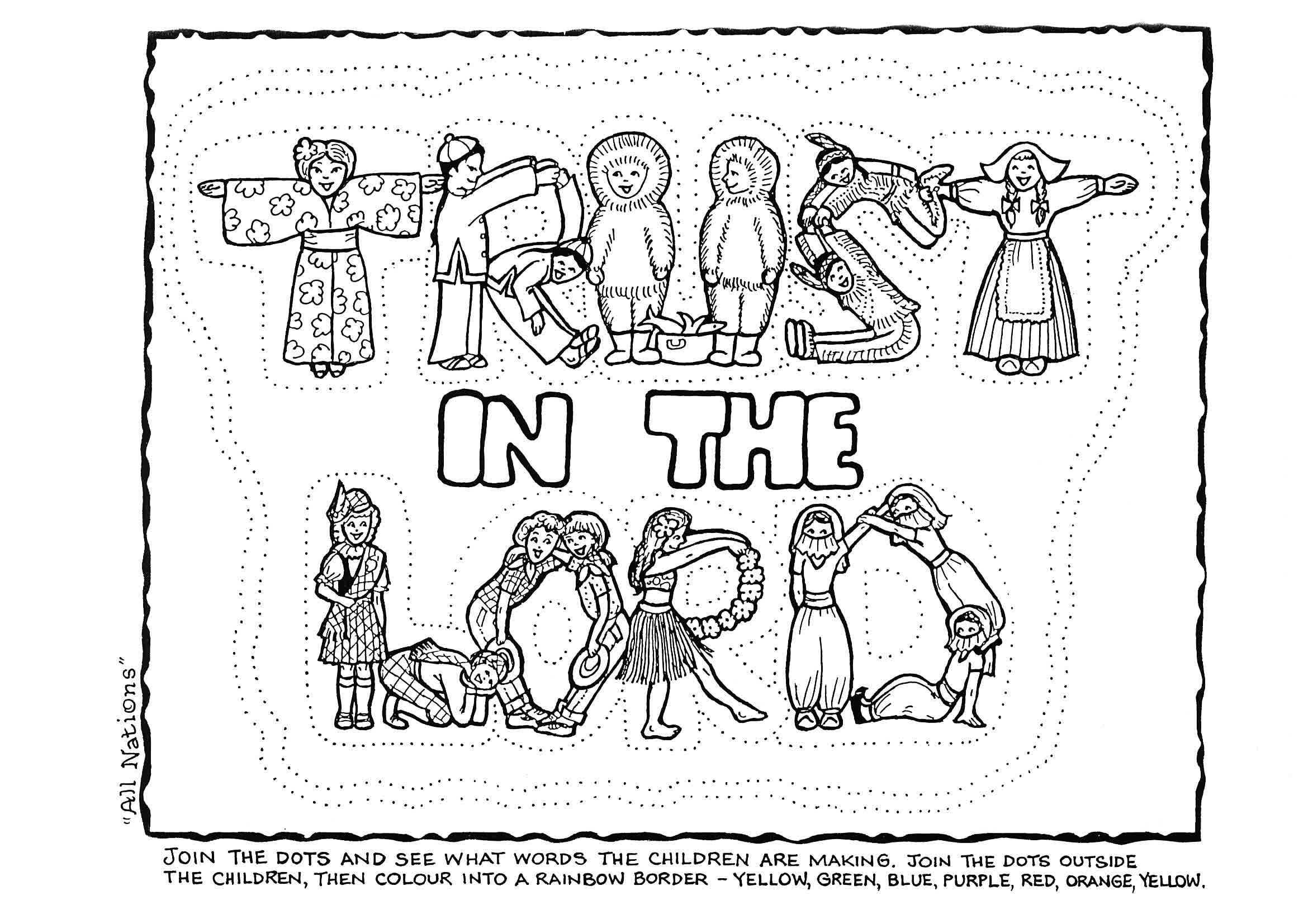 Trust In The Lord activity sheet